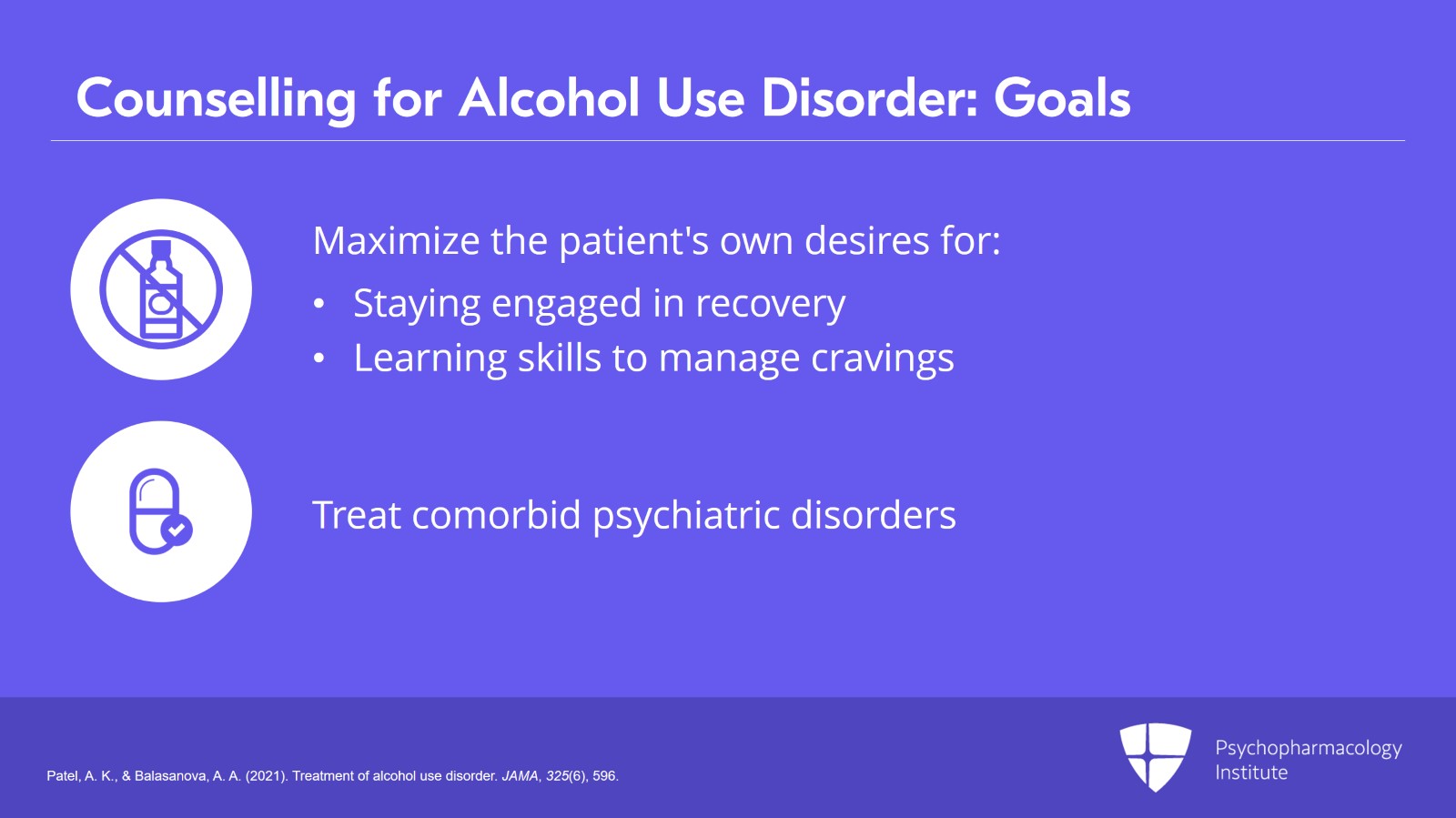 Clinical Principles on Managing Alcohol Use Disorder ...